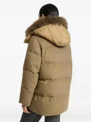 YVES SALOMON Cashmere Hooded Coat