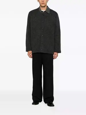 Our Legacy Pressed Wool Cardigan - Grey