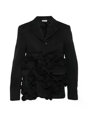 Comme Des Garçons Ruffled Blazer