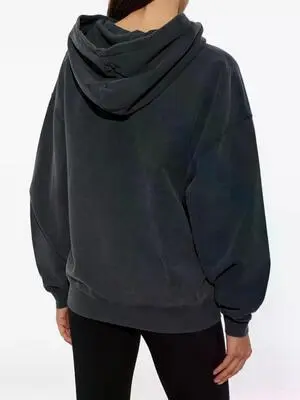 ANINE BING Harvey Logo-patch Hoodie