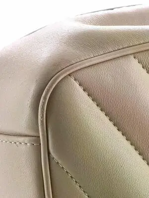 Saint Laurent Loulou Nm Shoulder Bag Matelasse Chevron Leather Small Crossbody Bag - White