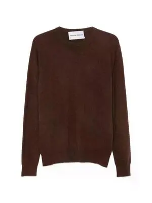 EMERSON RENALDI Crew-neck Sweater - Brown