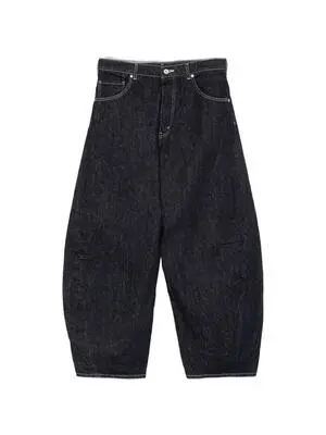 Comme Des Garçons Contrast-stitch Wide-leg Jeans