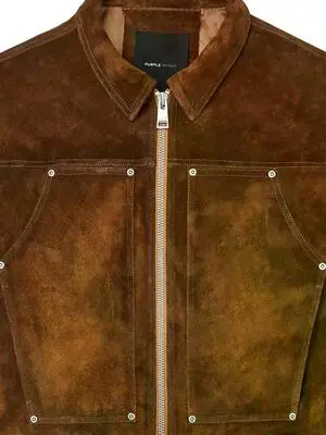 PURPLE BRAND Suede Carpenter Jacket