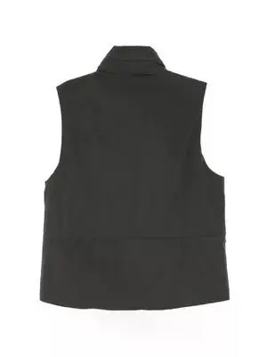 C.P. COMPANY Logo-patch Gilet - Green