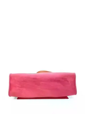 Hermès Herbag Zip Leather And Toile 31 Shoulder Bag