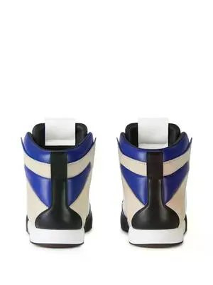 Givenchy Yard High-top Sneakers In Leather - White