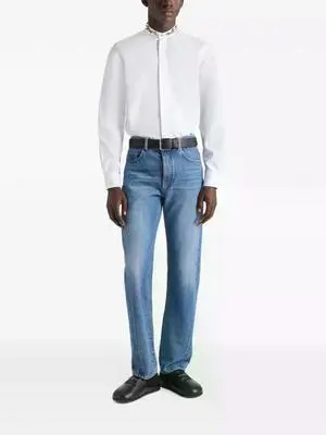 Givenchy Couture Seam Straight Fit Shadow Washed Jeans