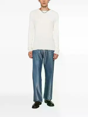Our Legacy Elongated Longsleeve Sweater - Neutrals