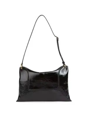 WANDLER Penelope Crinkled-leather Shoulder Bag