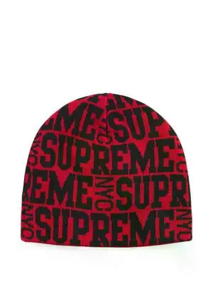 Supreme Camouflage-pattern Beanie Hat