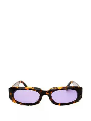 Palm Angels Noah Oval-frame Sunglasses - Black