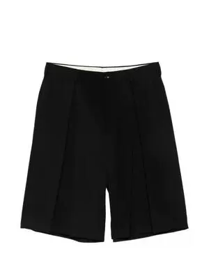 Comme Des Garçons Wool Shorts - Black