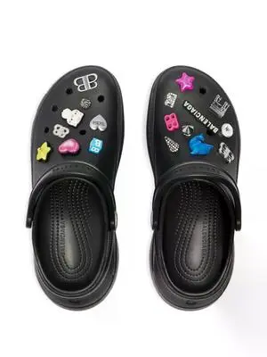 Balenciaga Patch-embellished Clogs