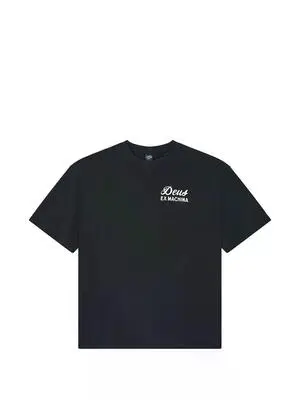 Deus Ex Machina Seoul Sign Logo-print T-shirt - Black