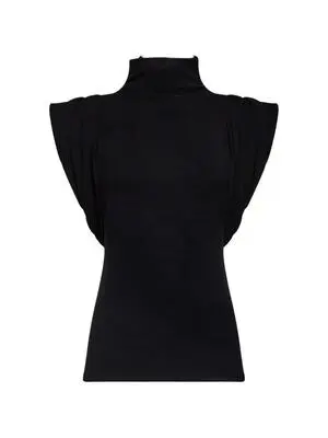 MUGLER Jersey Frame Top