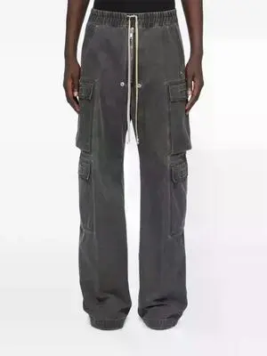 Rick Owens Drawstring Cargo Pants - Grey