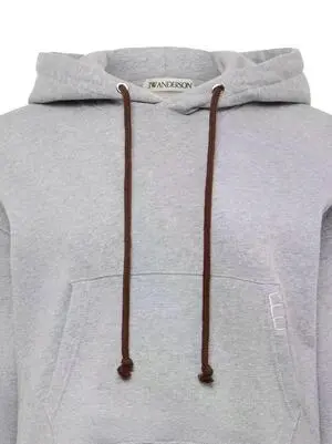 JW Anderson Drawstring High-low Hoodie - Grey