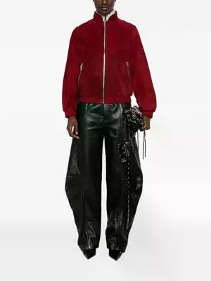 MITILIANE COUTURE Suede Zip-up Jacket