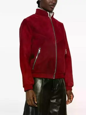 MITILIANE COUTURE Suede Zip-up Jacket