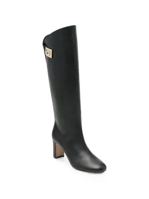 FERRAGAMO Elli Gancini-buckle Leather Boots