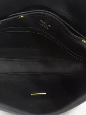 Balenciaga Bel Air Top Handle Flap Leather Shoulder Bag