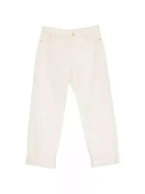 Max Mara Virna Turn-up Cuff Jeans - Neutrals