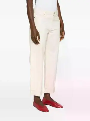 Max Mara Virna Turn-up Cuff Jeans - Neutrals