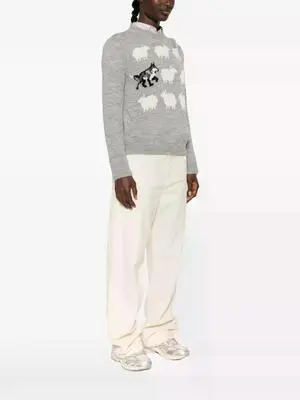 Max Mara Nitra Intarsia-knit Sweater
