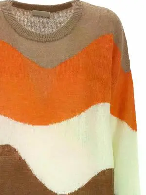 PENNYBLACK Wave-pattern Sweater - Neutrals