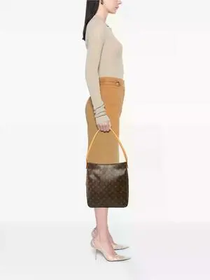 LOUIS VUITTON 2002 Monogram Looping Gm Shoulder Bag