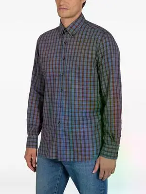 SLOWEAR Glanshirt Check-pattern Shirt