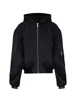 ANINE BING Sarita Hooded Bomber Jacket