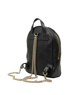 Gucci 2000-2015 Pebbled Calfskin Soho Chain Backpack
