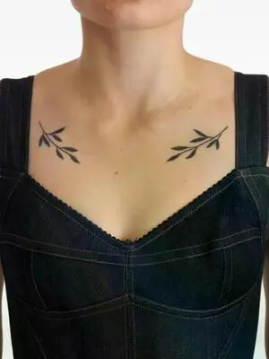 Dolce & Gabbana V-neck Denim Dress