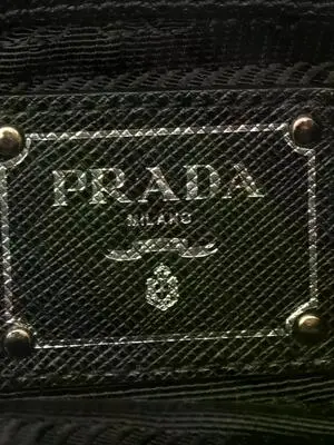 Prada 2000-2013 Tessuto Gaufre Chain Satchel