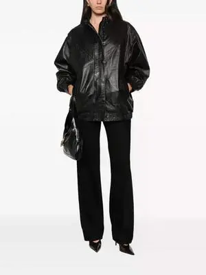 THE GARMENT Panelled Leather Jacket