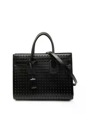 Saint Laurent 2014 Small Studded Leather Sac De Jour Satchel
