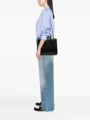 Saint Laurent 2014 Small Studded Leather Sac De Jour Satchel