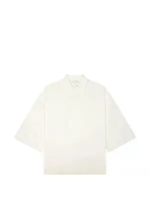 Fear Of God Essentials 90s Cropped Polo Shirt - Neutrals