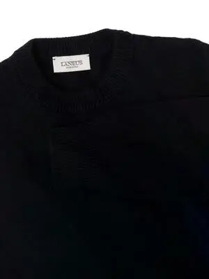 LANEUS Crew-neck Knitted Sweater