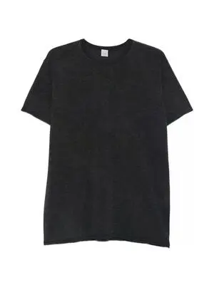 TOTEME Fine-knit Short-sleeve Top - Grey