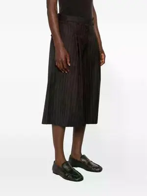 PSOPHIA Pinstripe Pleated Shorts