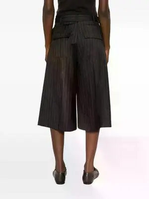 PSOPHIA Pinstripe Pleated Shorts