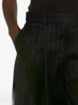 PSOPHIA Pinstripe Pleated Shorts