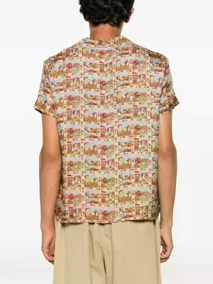 BODE Cowboy Comic Silk Shirt