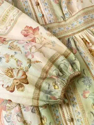Zimmermann Roselight Floral-print Mini Dress