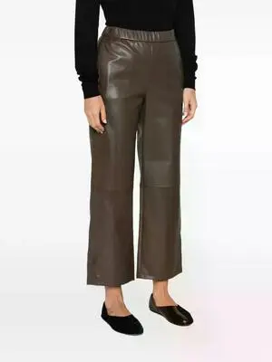 Max Mara Elasticated-waistband Cropped Trousers