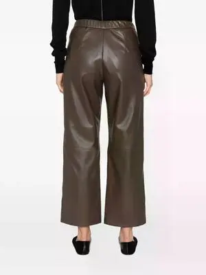 Max Mara Elasticated-waistband Cropped Trousers