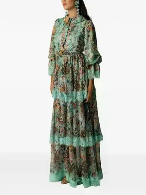 Miau By Clara Rotescu Trimmed Day Dresses